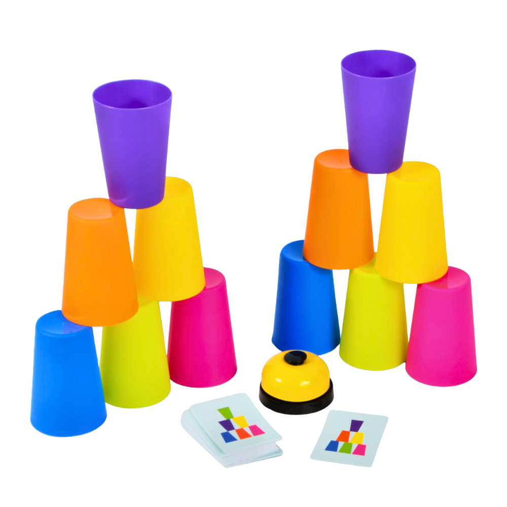 Educational Tool Stacked Cup Battle Game – Happy Square AU