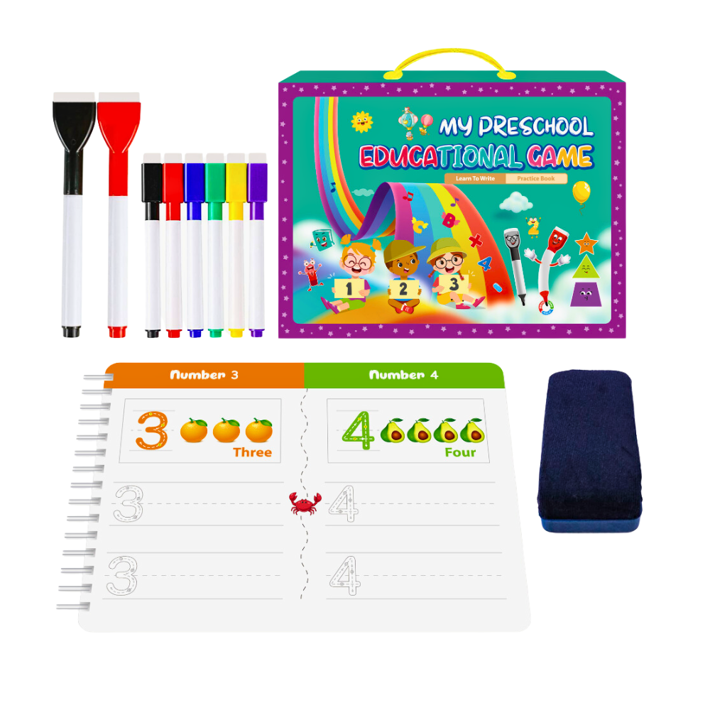 Children’s Handwriting Practice Set My Preschool Activity Book Childca ...