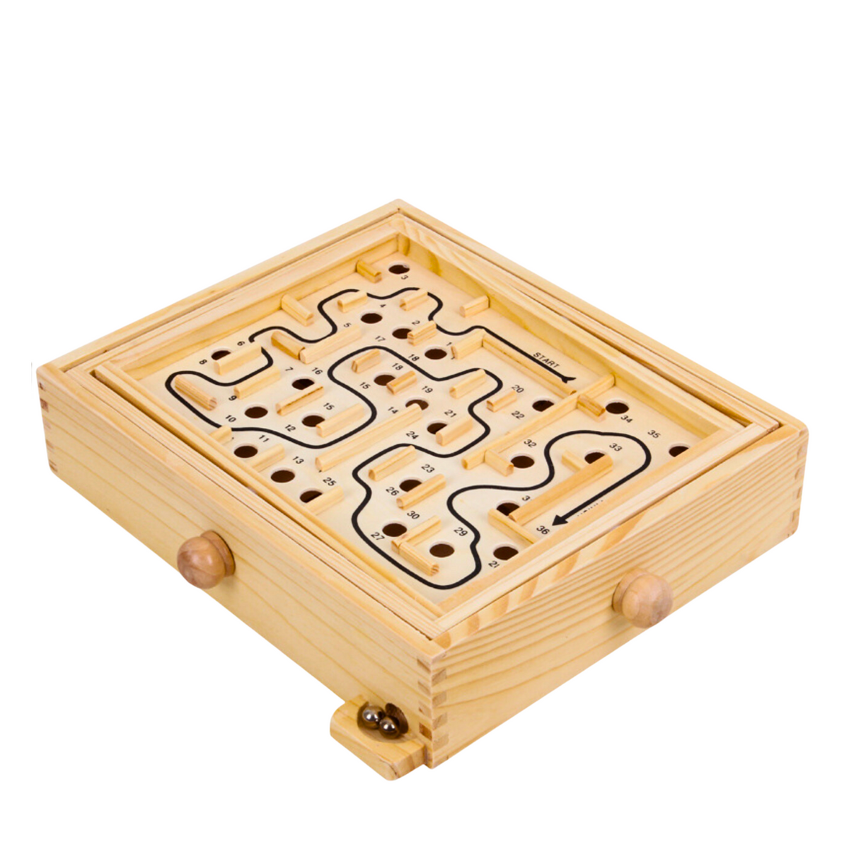 Educational Tool Wooden Balancing Labyrinth Game – Happy Square AU