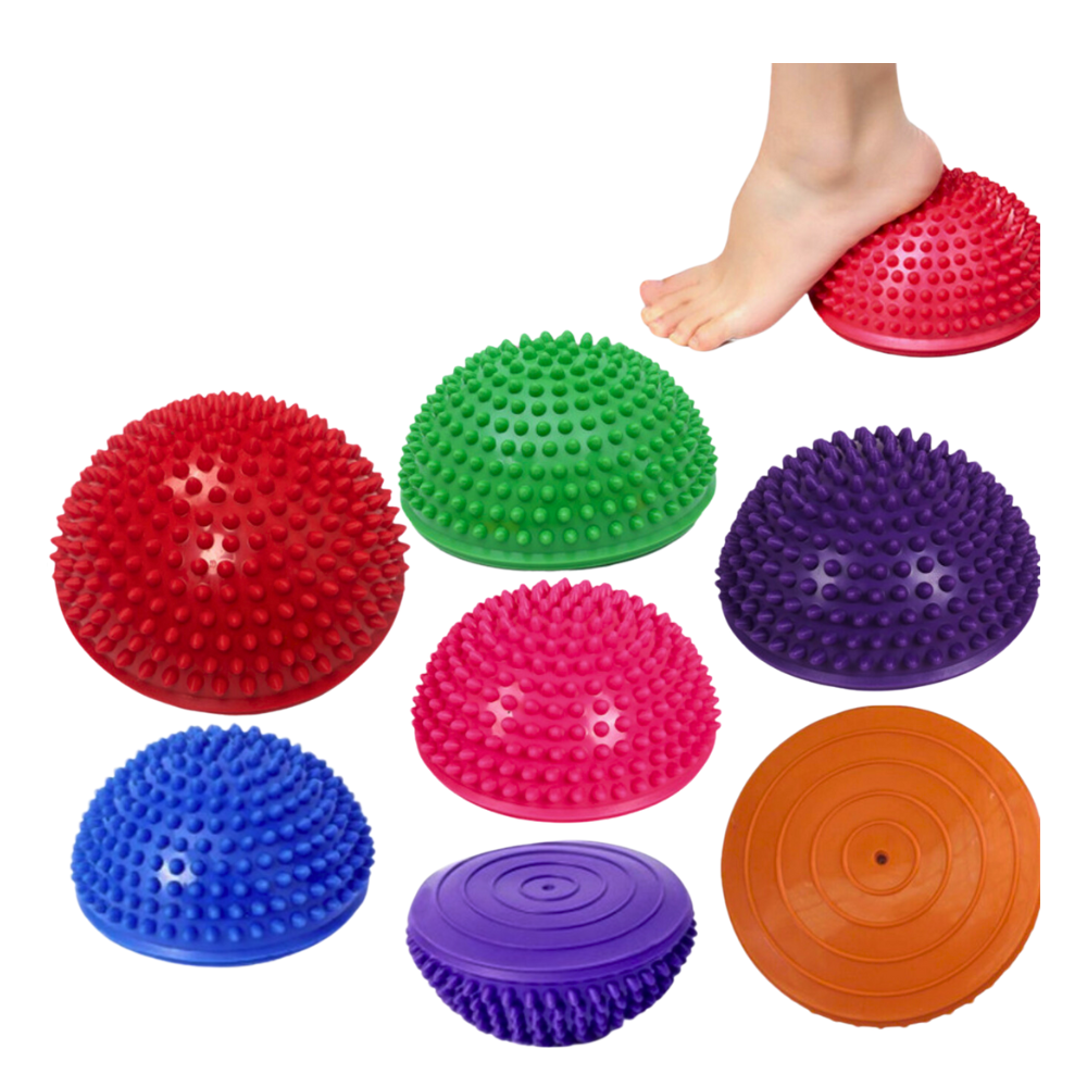 Textured Sensory Balance Training Massage Half Ball - 165mm Diameter ...