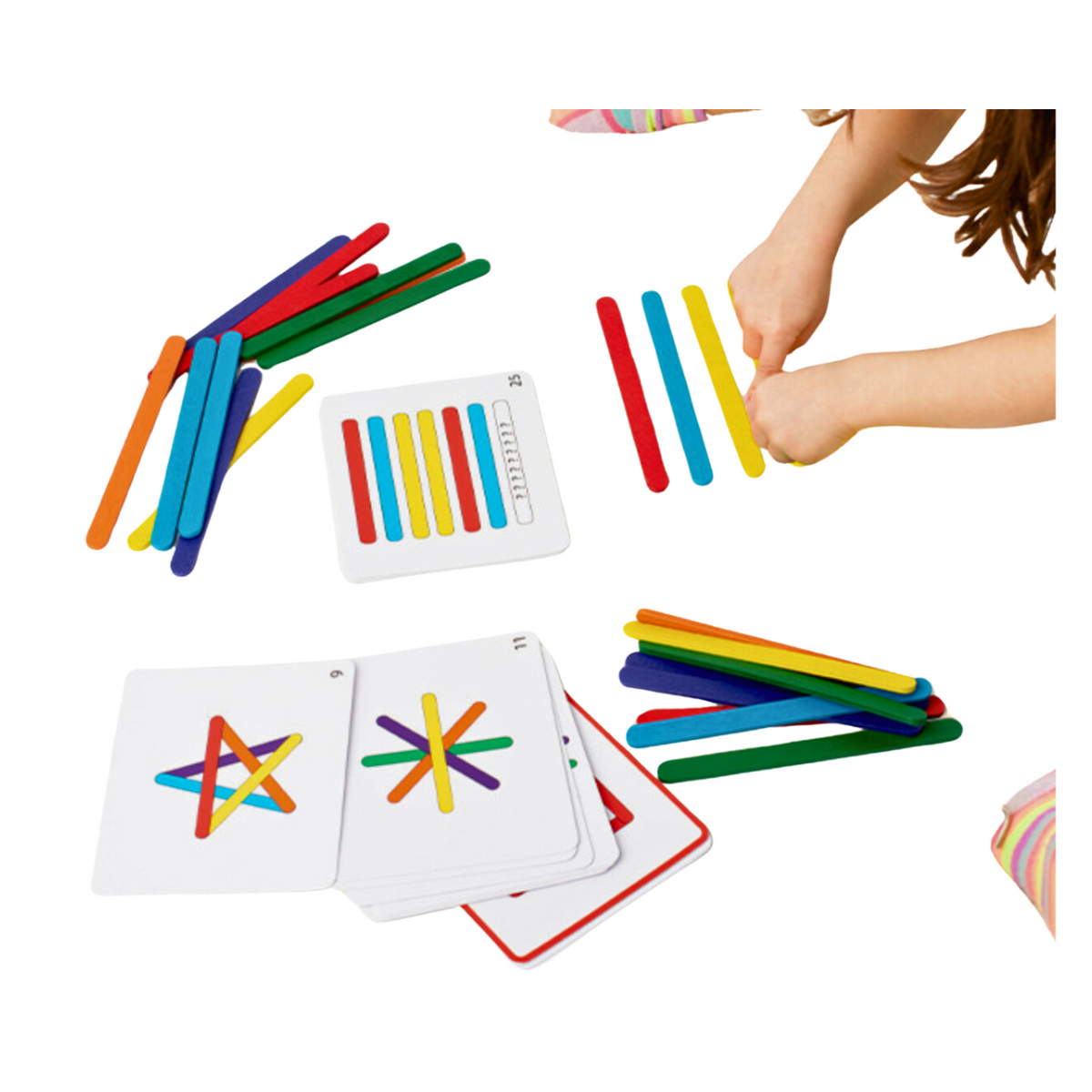 Educational Tool Spatial Logic Rainbow Stick – Happy Square AU