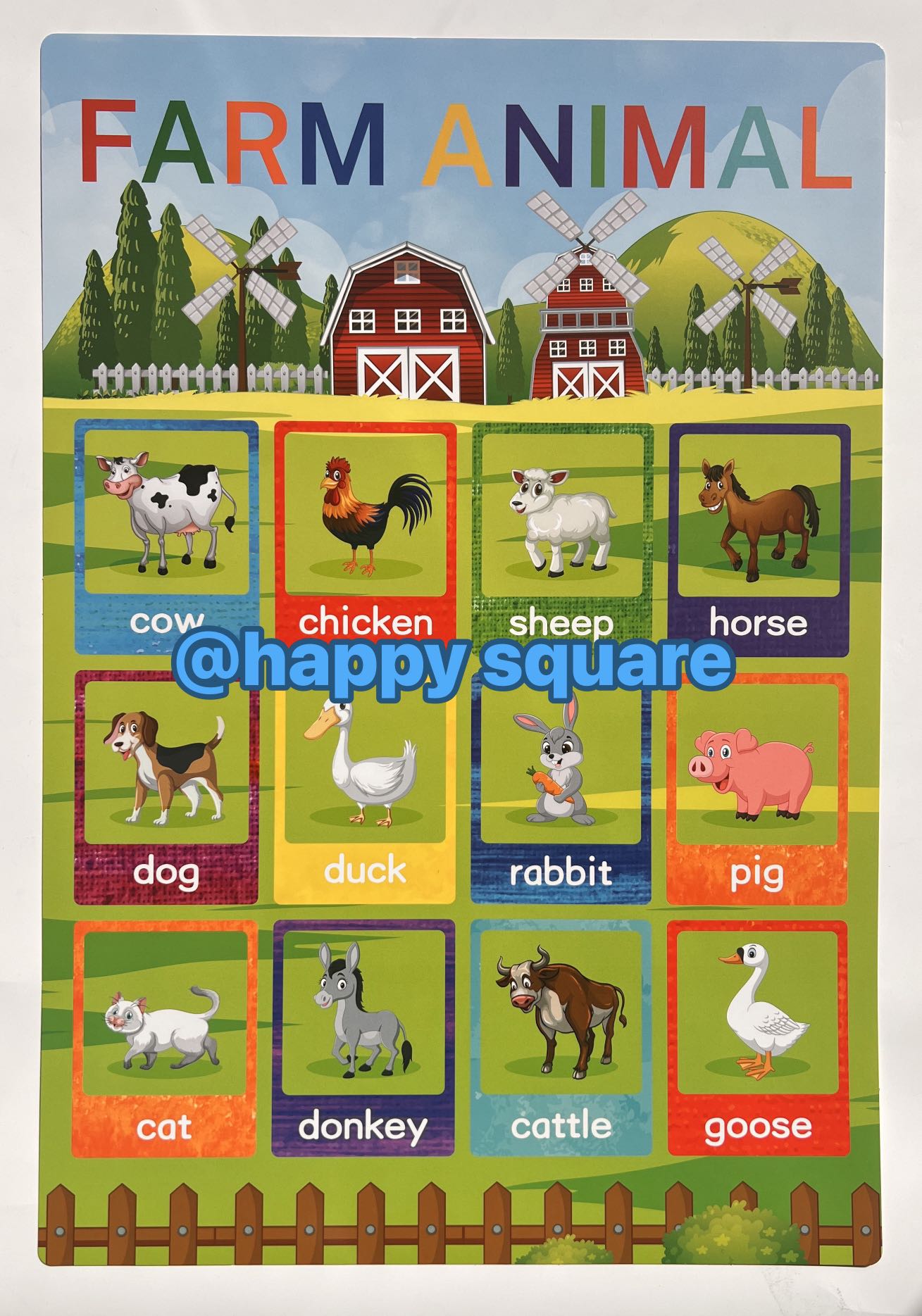 Cognitive posters – Happy square AU