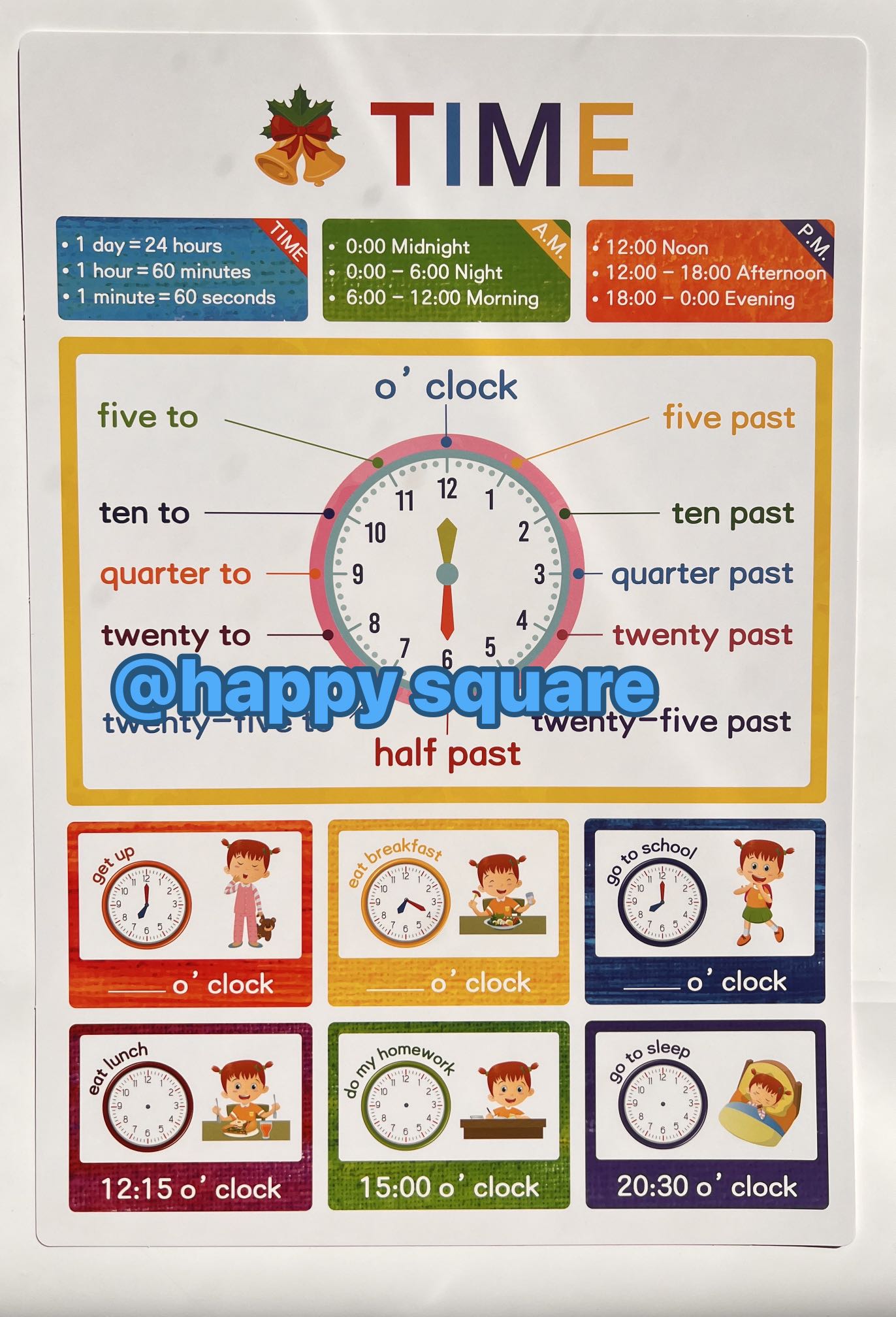 Cognitive posters – Happy square AU